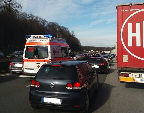 A6-Anschlussstelle Heilbronn / Neckarsulm teilweise gesperrt